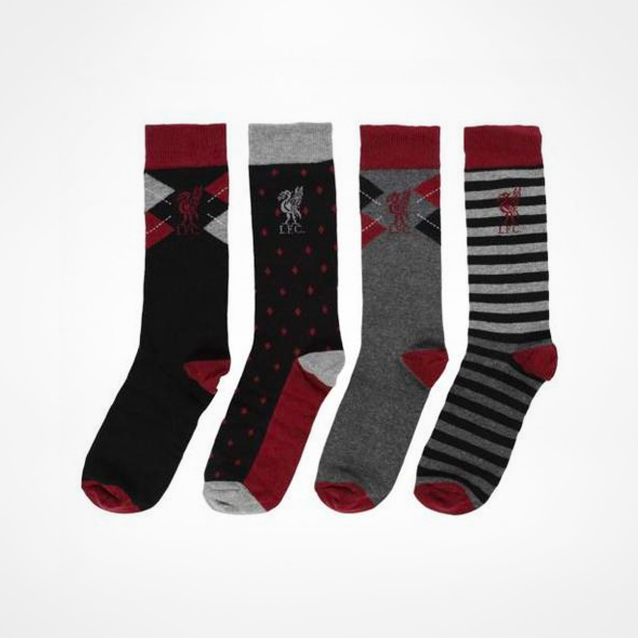 Liverpool 4-Pack Fashion Socks hos KopShop.no